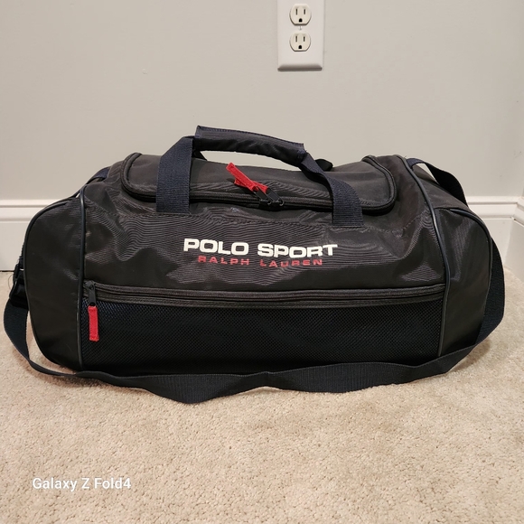 Polo Ralph Lauren | Bags | Vintage 9s Polo Sport Ralph Lauren Duffle Bag Navy Blue | Poshmark